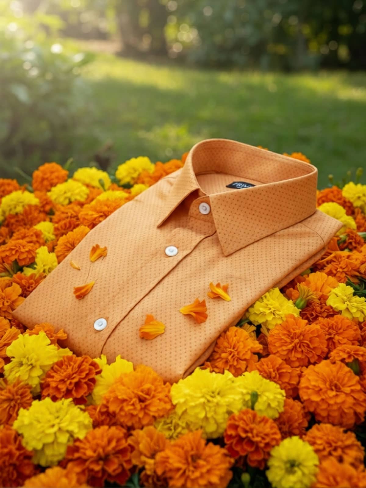Yellow Shirt For Haldi Wedding in India | Privee Paris